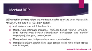 Break Event Point (Titik Impas).ppt