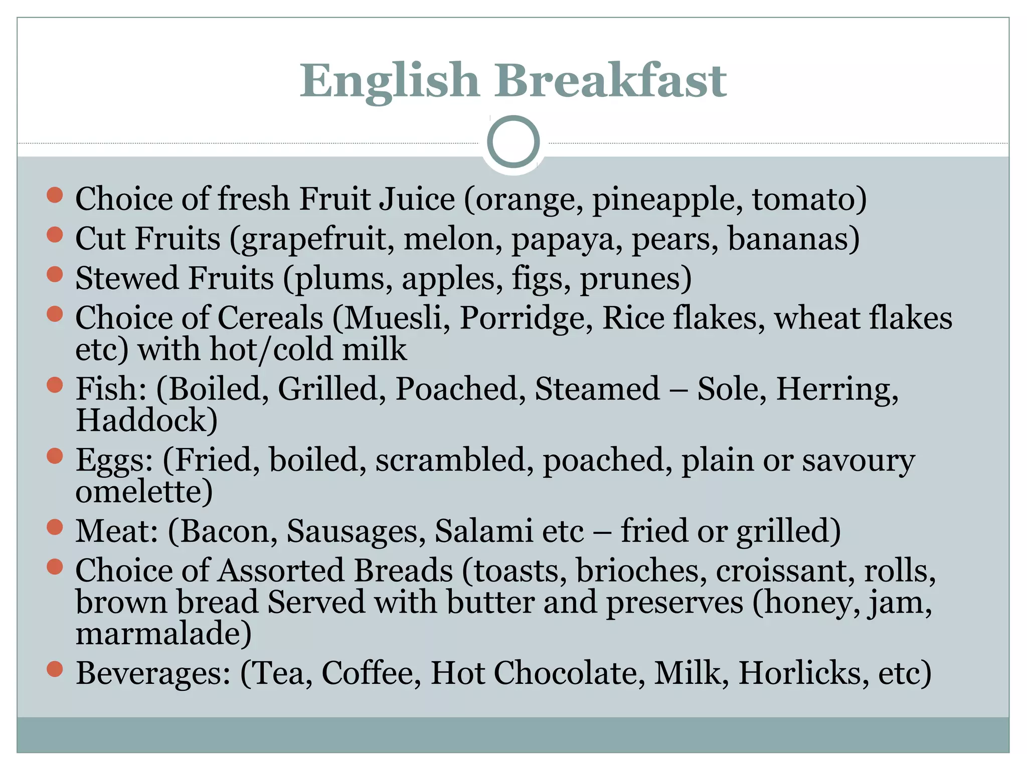 Breakfast | PPT