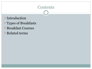 Breakfast | PPT