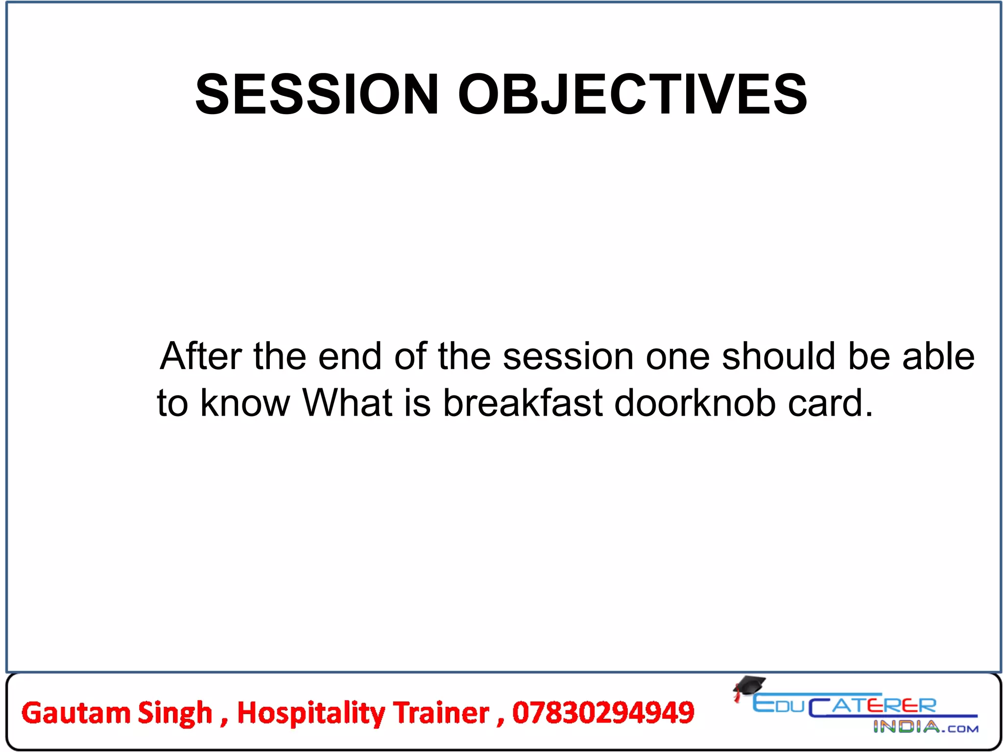 Breakfast doorknob-card | PDF