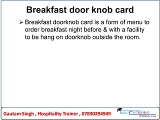 Breakfast doorknob-card | PDF