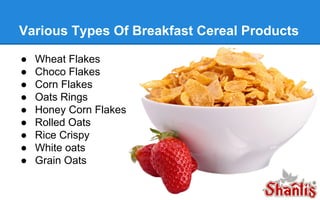 Information About Breakfast cereal products | PDF