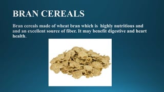 Introduction of Breakfast cereals | PPT