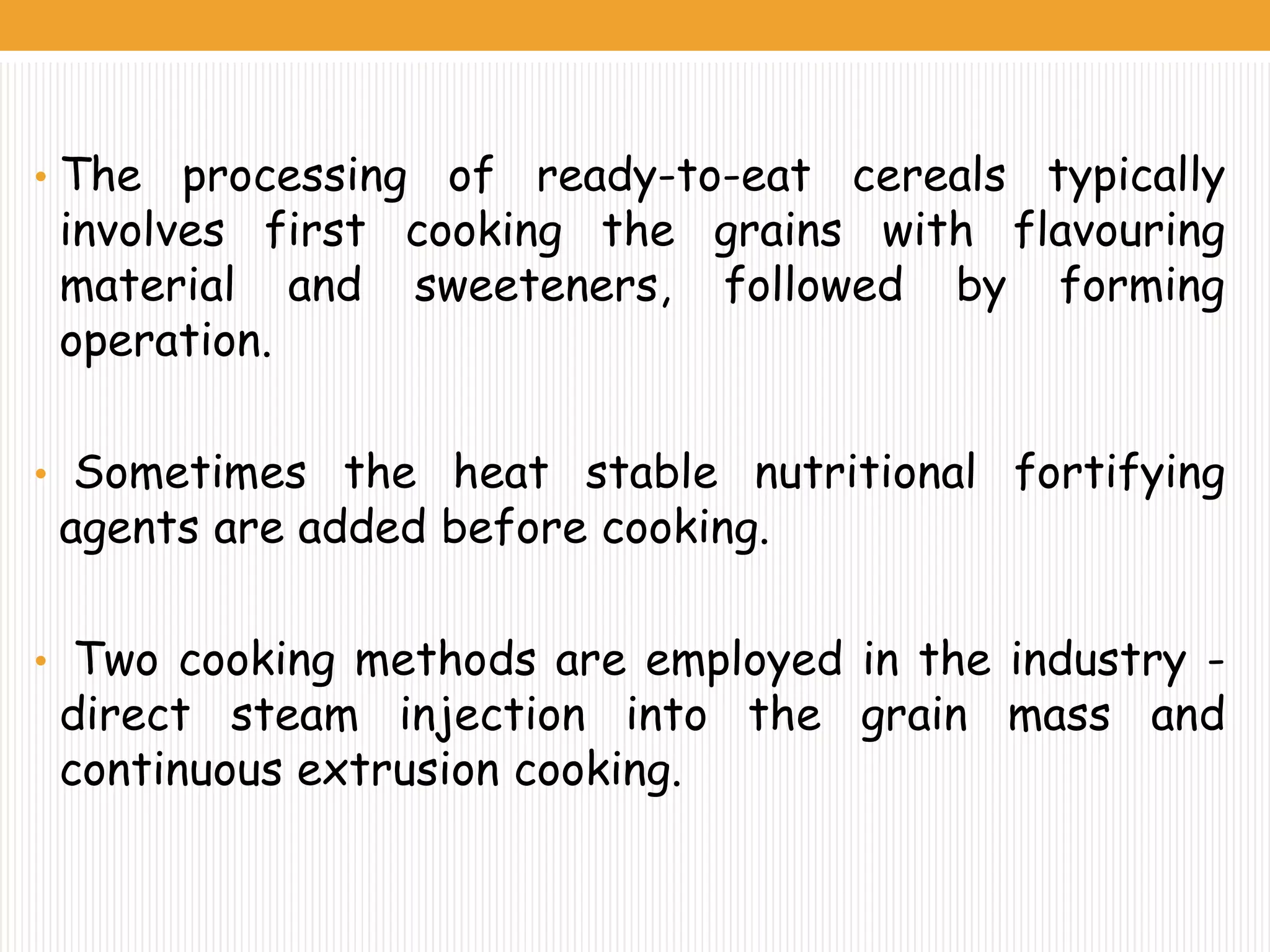 Breakfast cereals classification and technologies | PDF