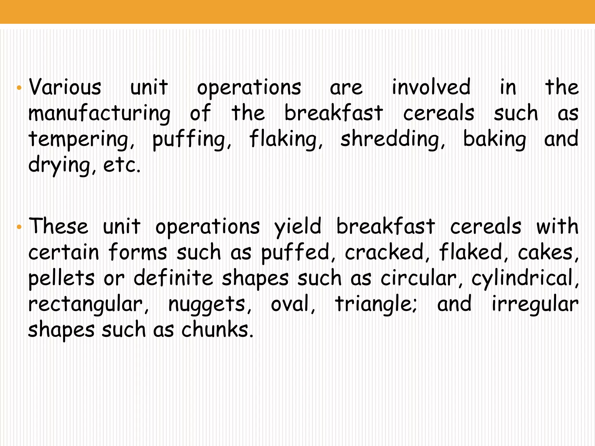 Breakfast cereals classification and technologies | PDF