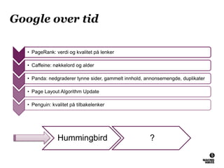 Google Hummingbird i praksis | PPTX