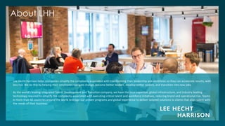 LHH Employee Experience Breakfast | PDF