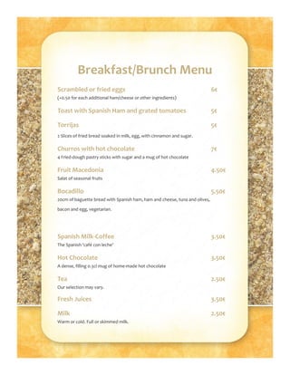 Breakfast menu | PDF