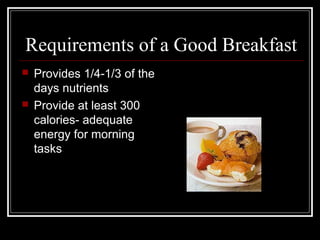 Breakfast notes | PPT