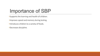 Breakfast program | PPTX
