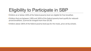 Breakfast program | PPTX