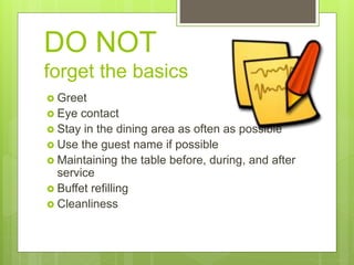 Breakfast Basic Service Sequence.pptx... | PPTX