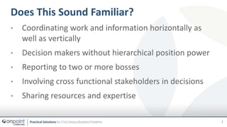 Breaking Down Organizational Boundaries | PPT