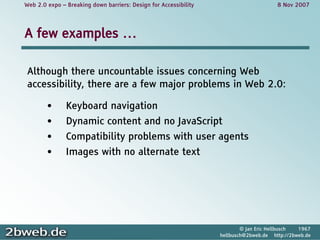 Breaking Down The Barriers: Design for Accessibility | PDF
