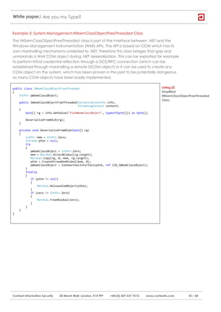 Breaking .net through serialization | PDF