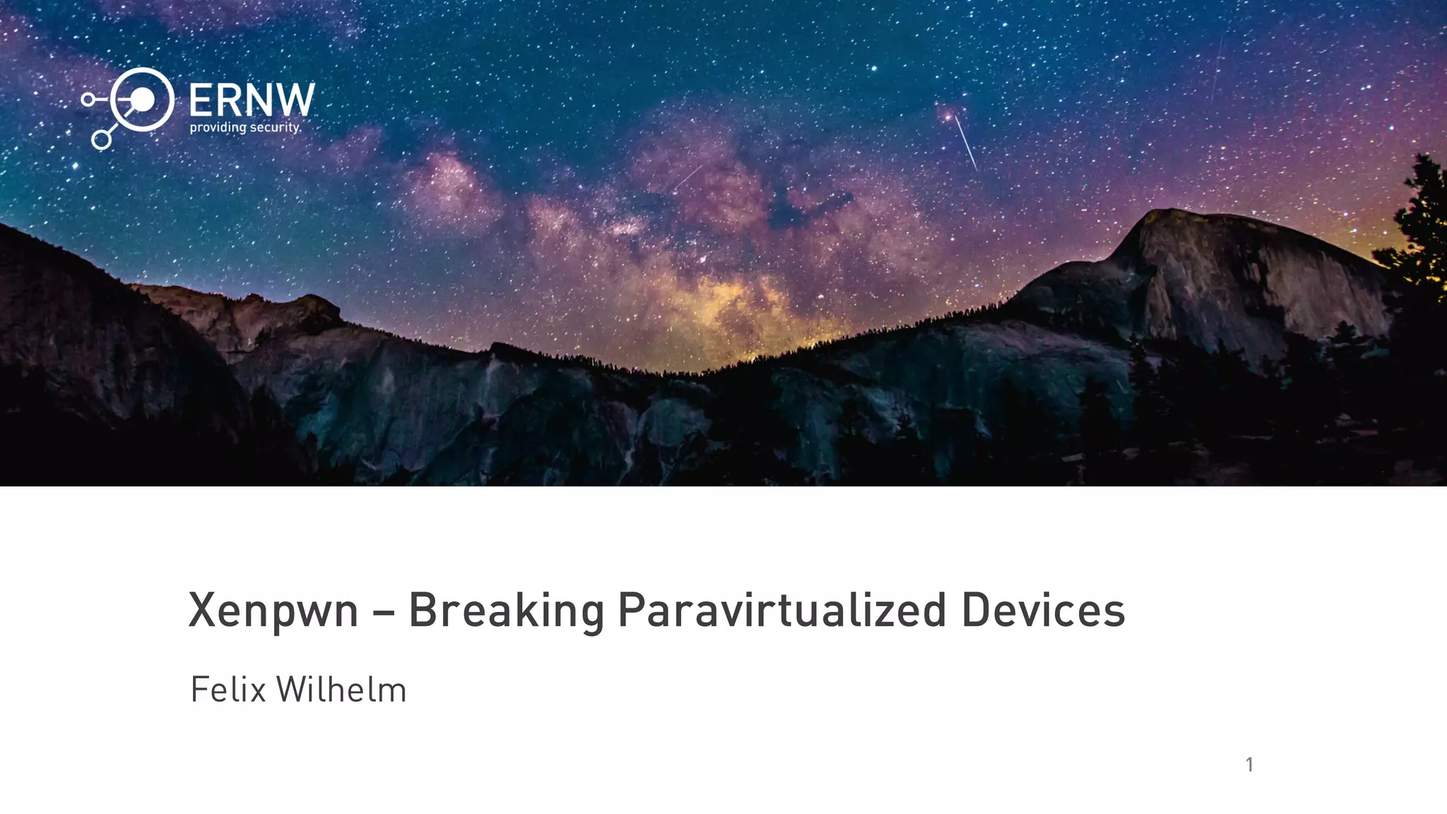Breaking paravirtualized devices | PPT
