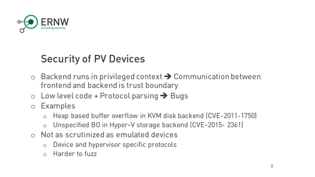 Breaking paravirtualized devices | PPT