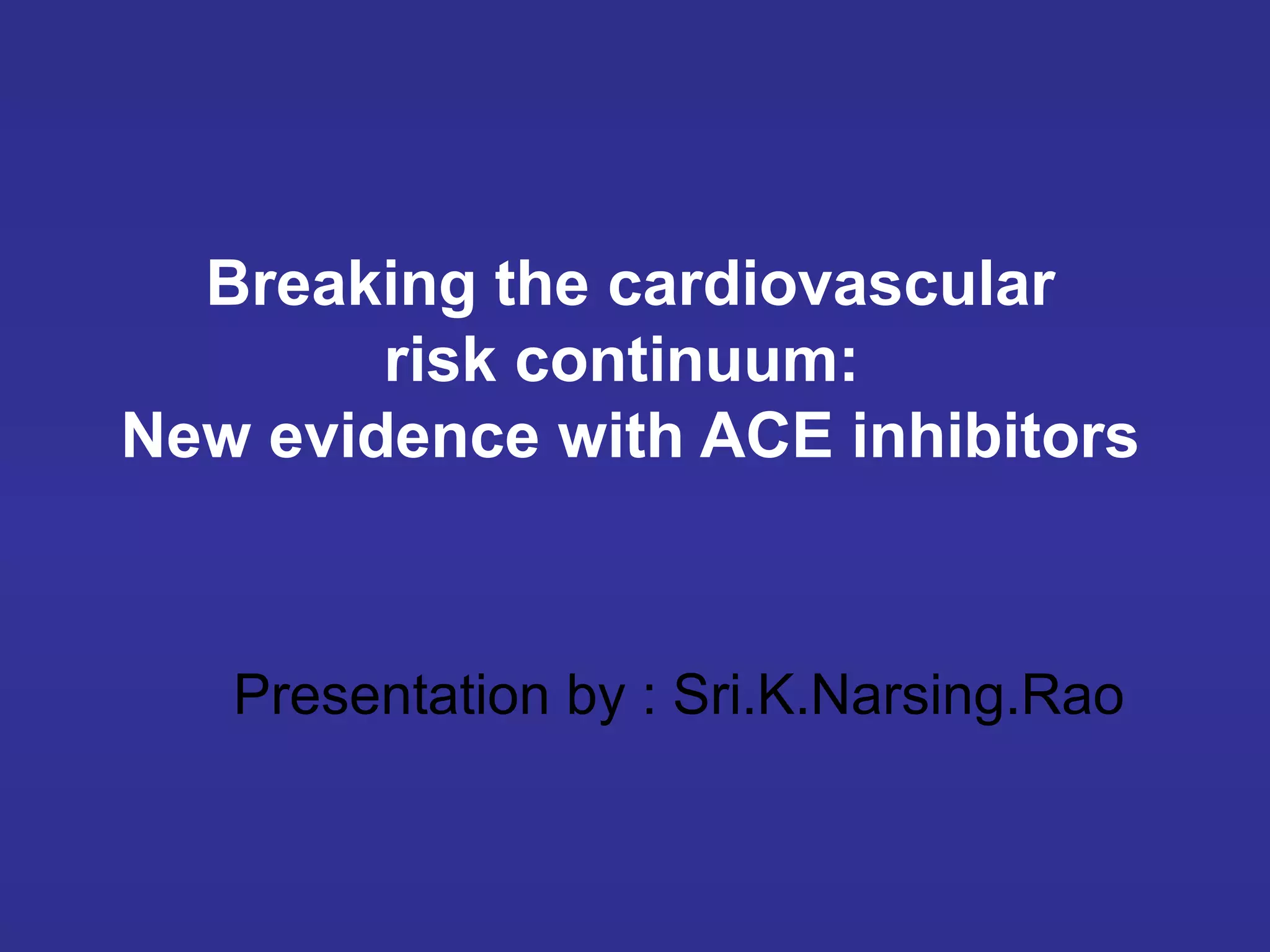 Breaking the-cardiovascular-disease-continuum | PPT | Heart and ...