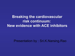 Breaking the-cardiovascular-disease-continuum | PPT | Heart and ...
