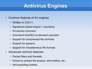 Breaking Antivirus Software | PDF
