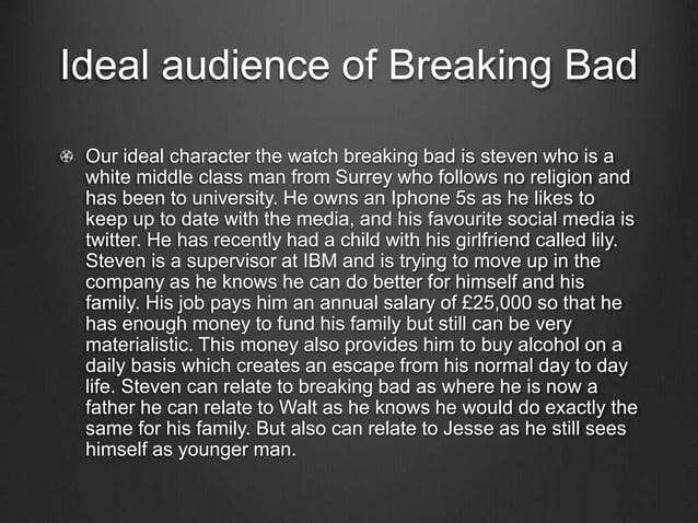 Breaking bad | PPT | Free Download