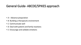 Breaking bad news | PPTX