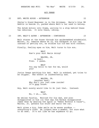 Breaking bad 3x01 | PDF