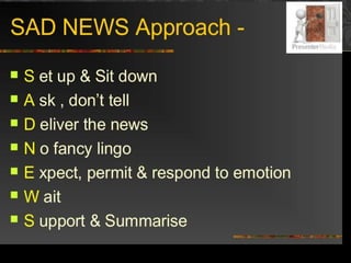 Breaking bad news | PPT