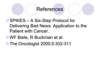 breaking bad news.ppt