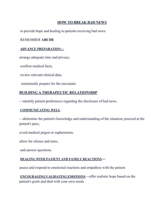 BREAKING BAD NEWS and communication skills.docx