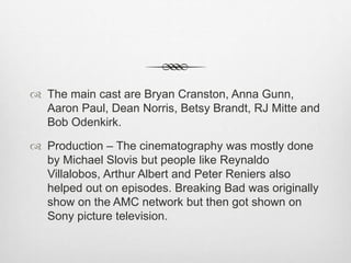 Breaking bad powerpoint | PPTX