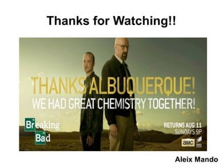 Breaking bad powerpoint aleix mando | PPT