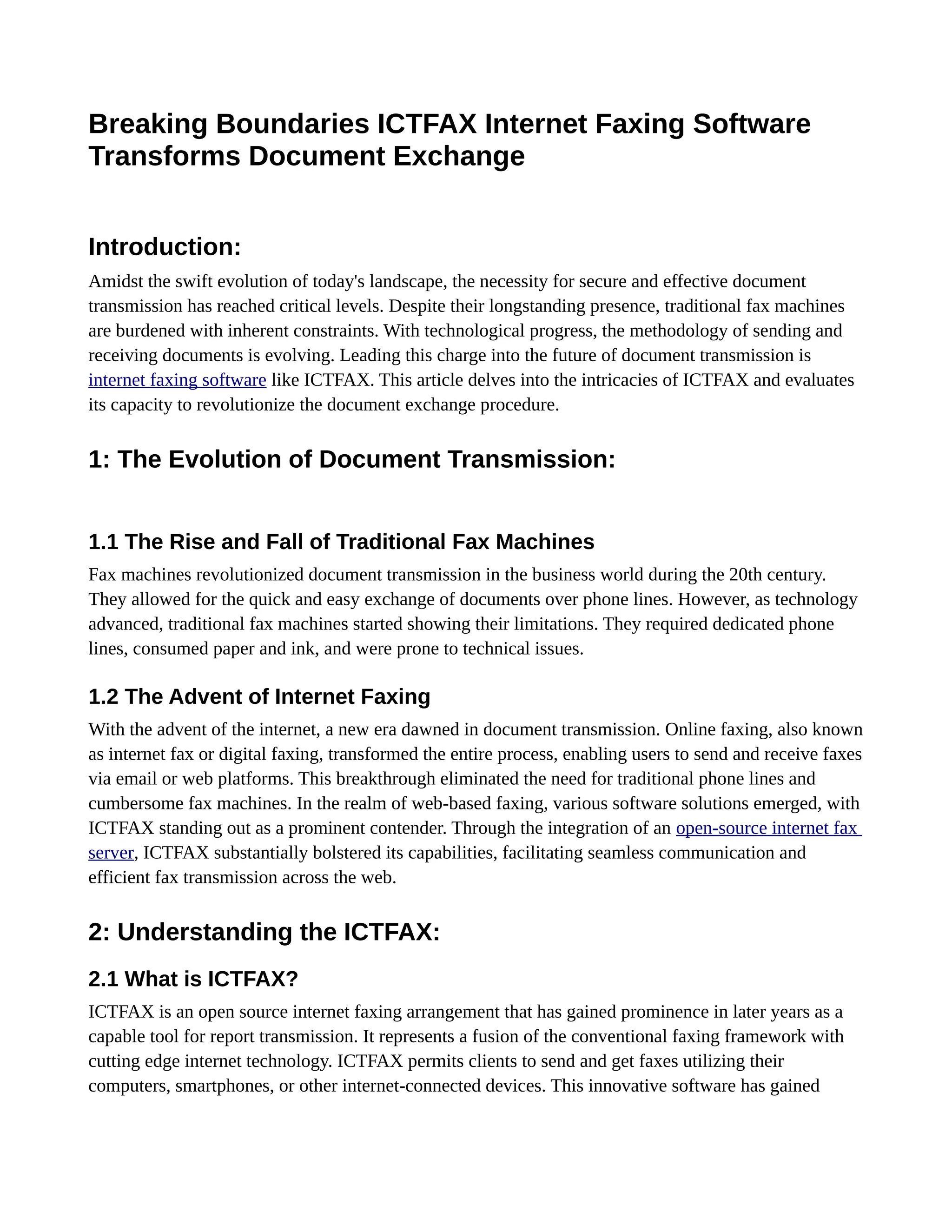 Breaking Boundaries ICTFAX Internet Faxing Software Transforms Document Exchange.pdf