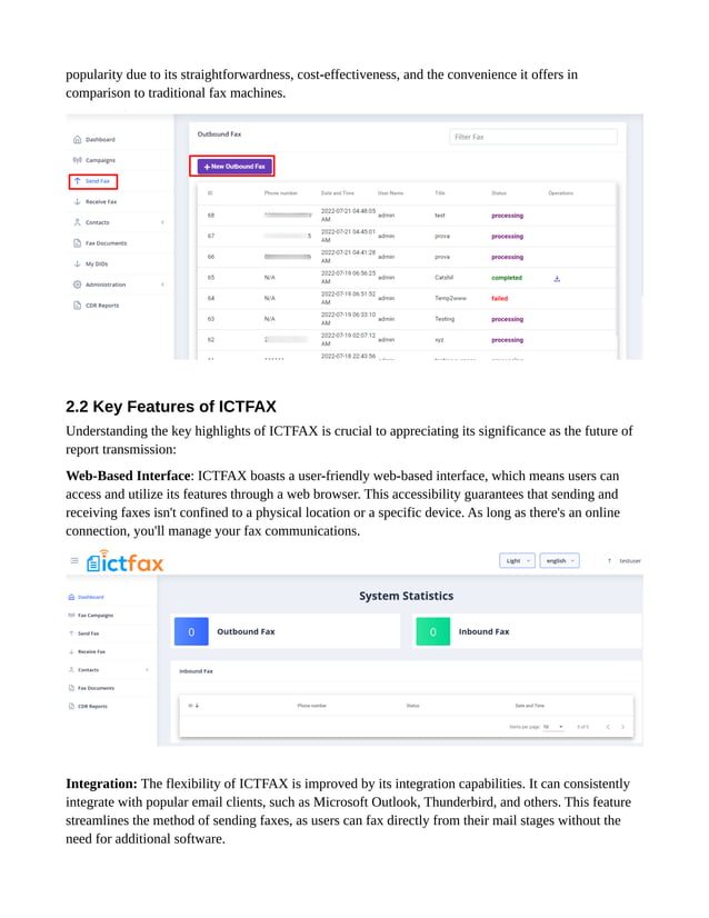Breaking Boundaries ICTFAX Internet Faxing Software Transforms Document ...