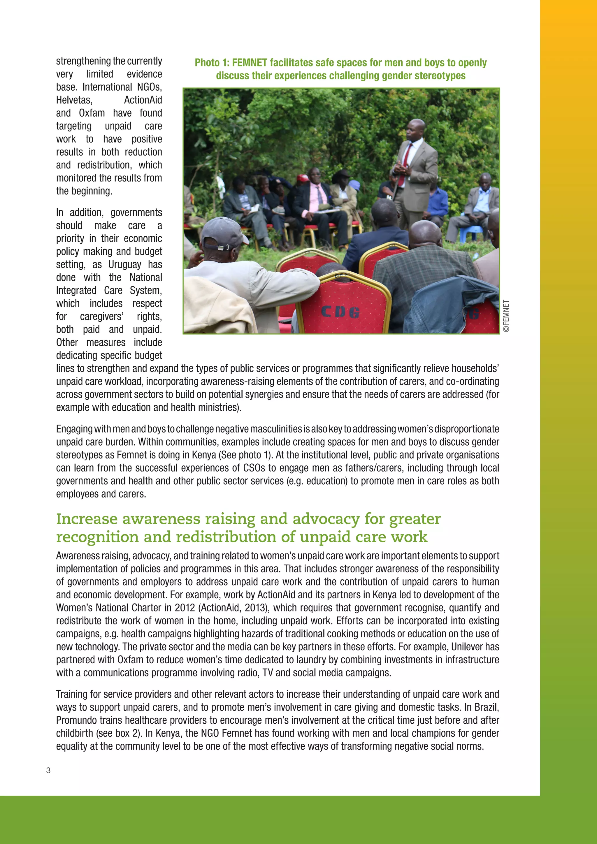 Breaking down barriers to women's economic empowerment - summary note | PDF
