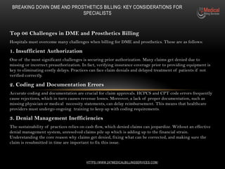 Breaking Down DME and Prosthetics Billing- Key Considerations for Specialists.pptx