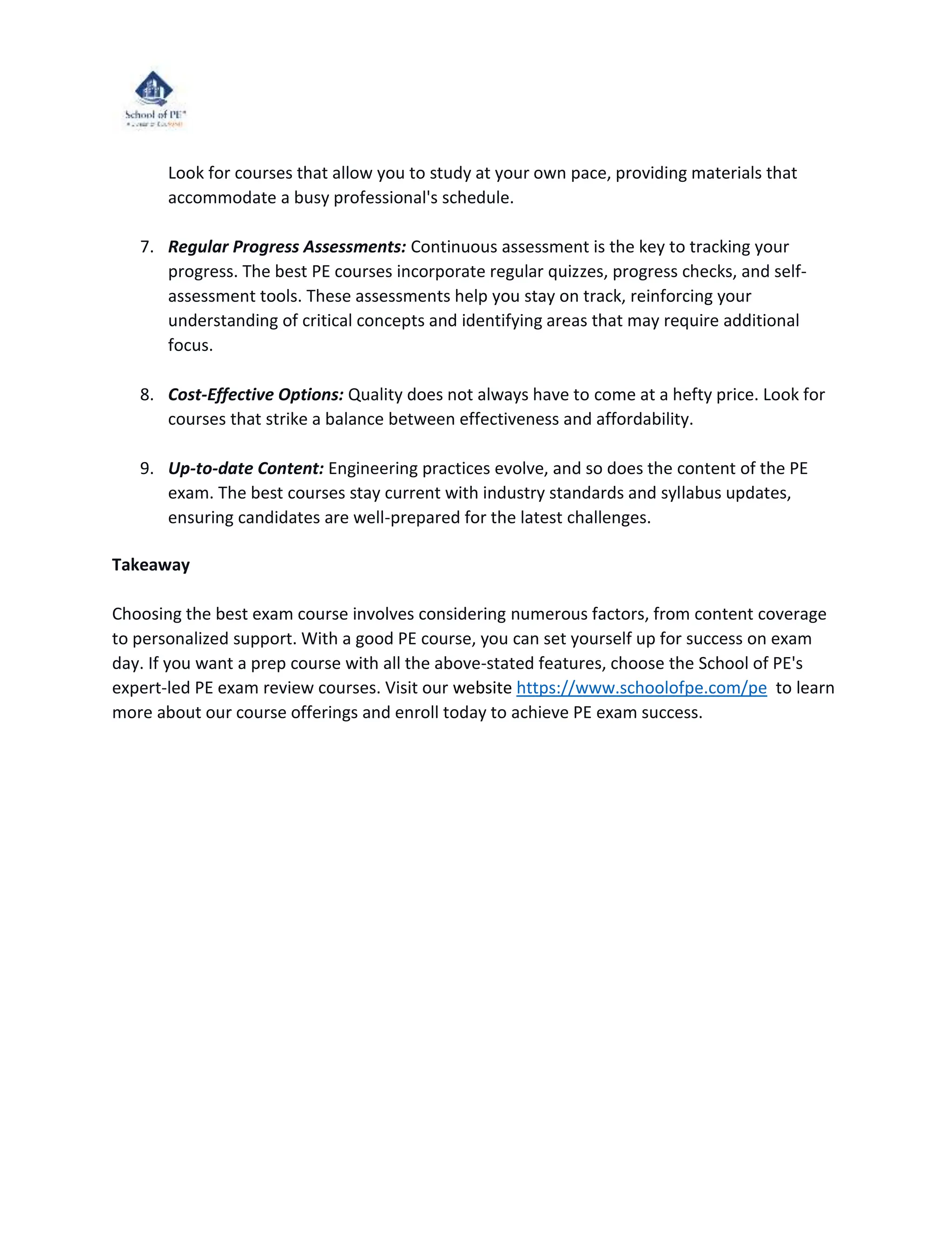 Breaking Down PE Exam Prep Courses What Sets the Best Apart | DOCX