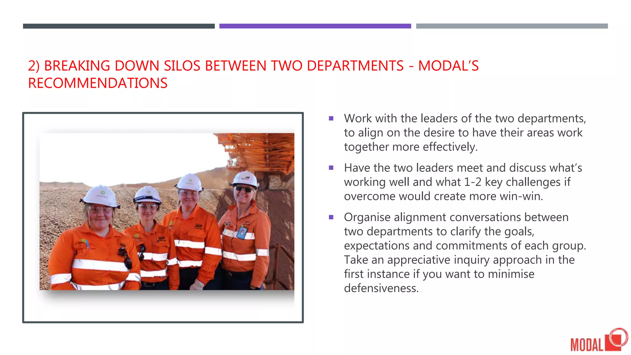 Breaking down silos: a MODAL presentation | PPTX