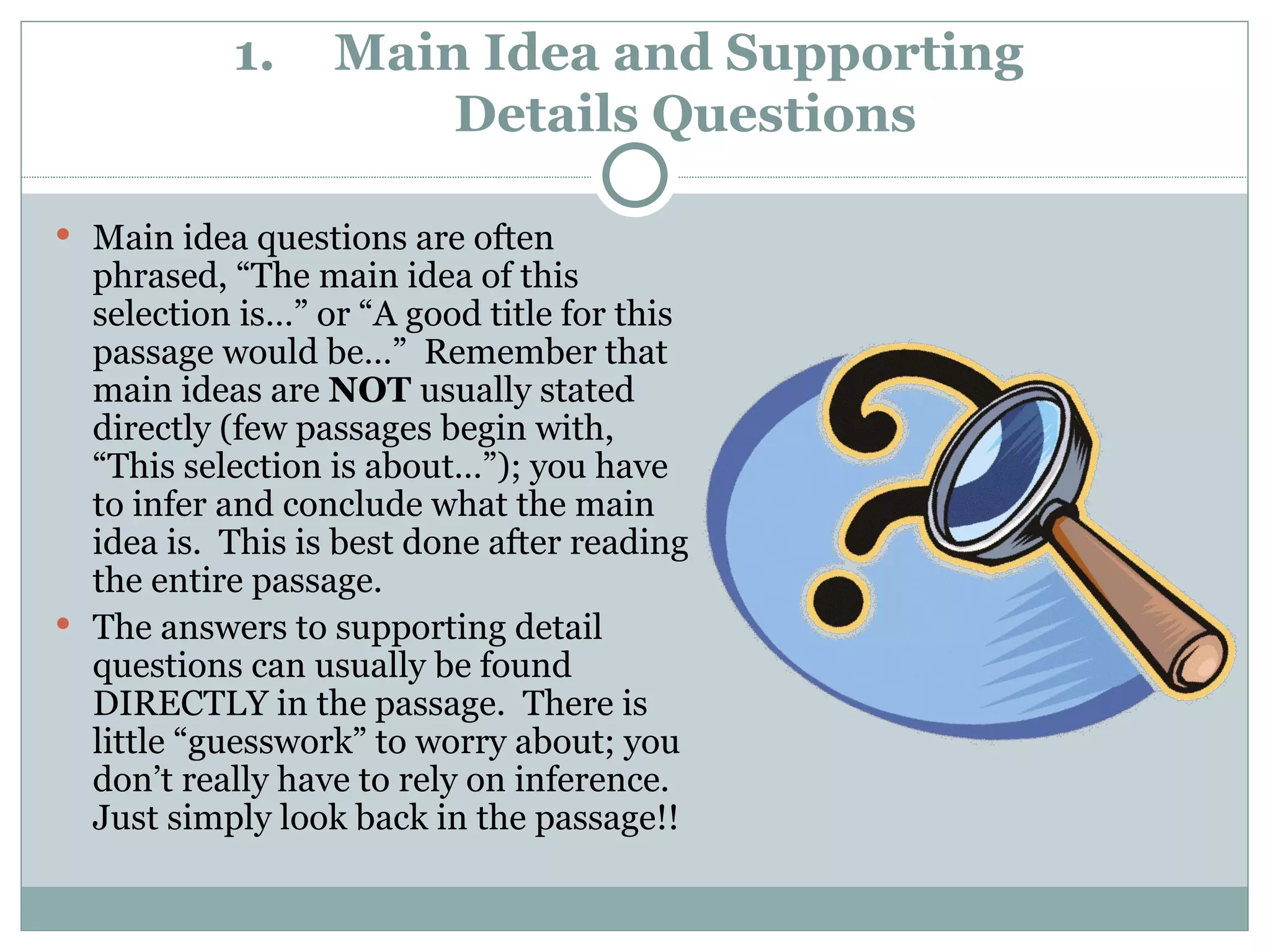 Breaking down the nys ela exam 1 | PPT | Educational Assessment | Education
