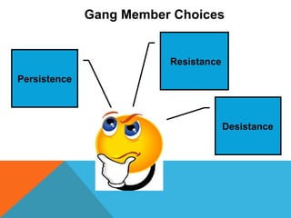 BREAKING FREE - Gangs and Desistance | PPT