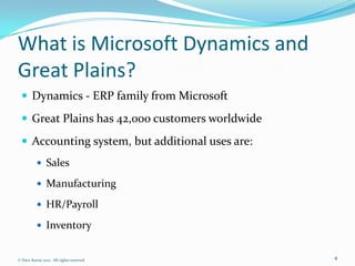 Breaking Microsoft Dynamics Great Plains | PPT