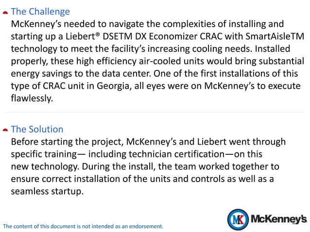 CRAC Units Installation for a Data Center Project in Alpharetta, GA | PPT