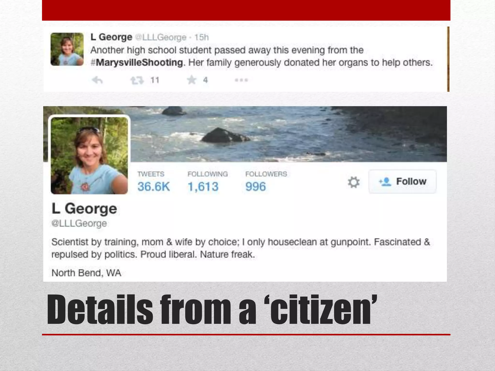 Breaking news ~ Twitter copy | PPT