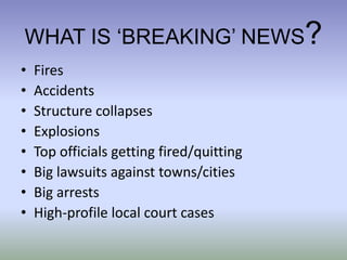 Breaking news presentation | PPTX