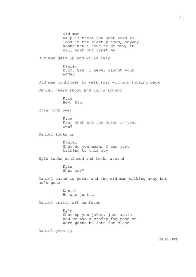 Breaking point - Script