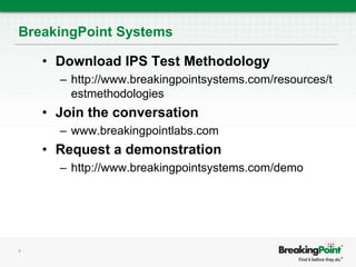 Evaluating Intrusion Prevention Systems with IPS Testing | PPTX ...
