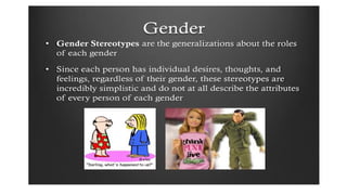 Breaking stereotypes based on gender and power | PPTX
