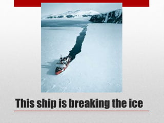 Breaking the Ice - an ESL Lesson | PPTX