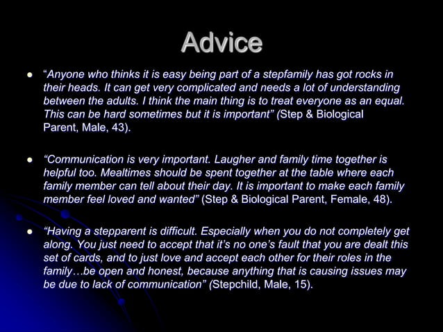 Breaking through the “cinderella bias” barrier stepfamily relationships ...