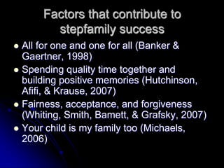 Breaking through the “cinderella bias” barrier stepfamily relationships ...